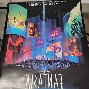 Disney | Art | Disney Vintage Fantasia 200 Original Imax Movie Double ...